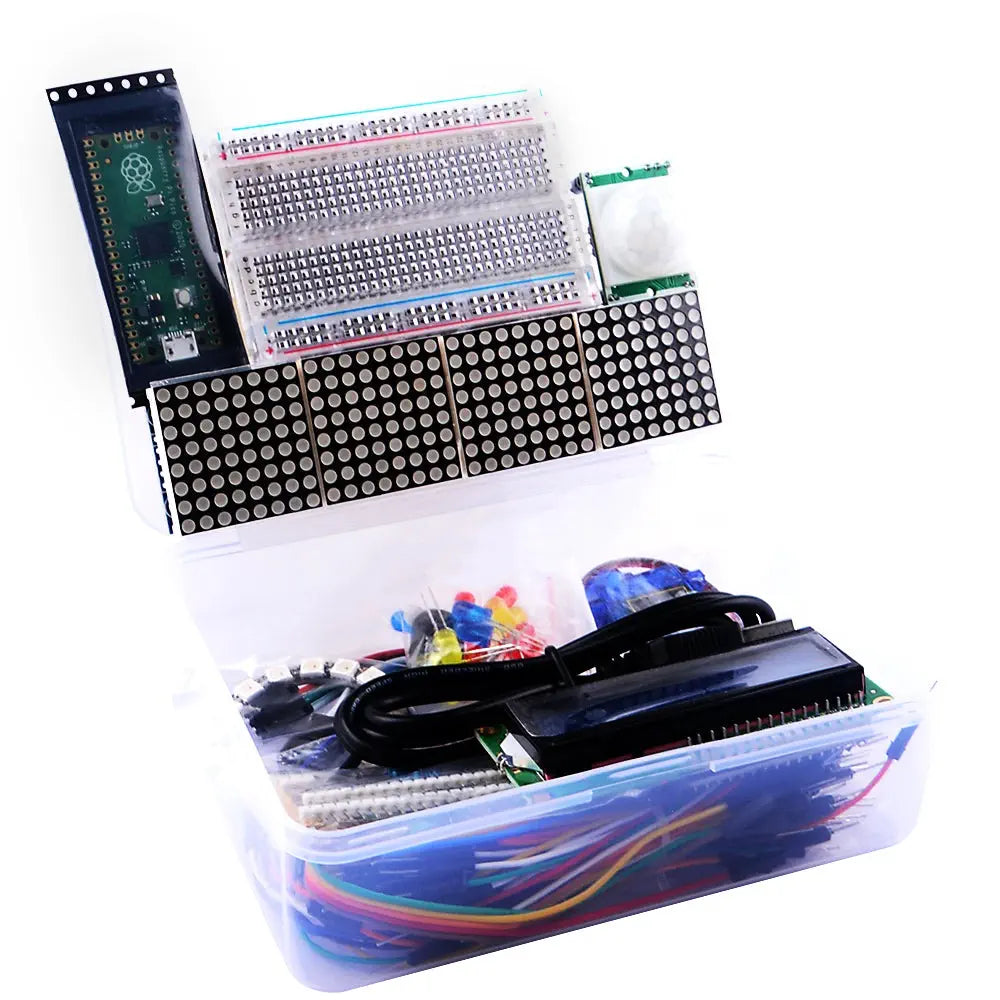 Kit de Inicio Raspberry Pi Pico GEEEKPi (MicroPython) - RobotShop