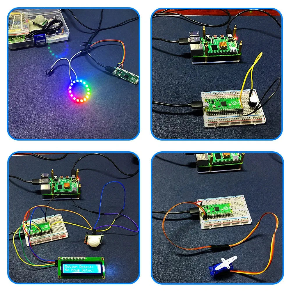 Kit de Inicio Raspberry Pi Pico GEEEKPi (MicroPython) - RobotShop
