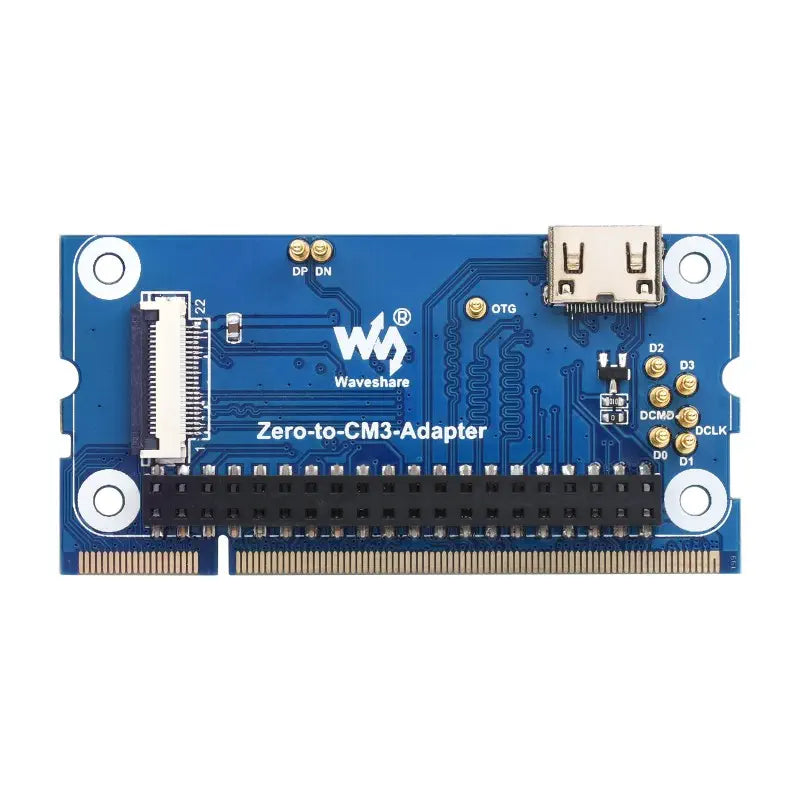 Waveshare Raspberry Pi Zero 2W to CM3 Adapter, Solution for RPi CM3/CM3 ...