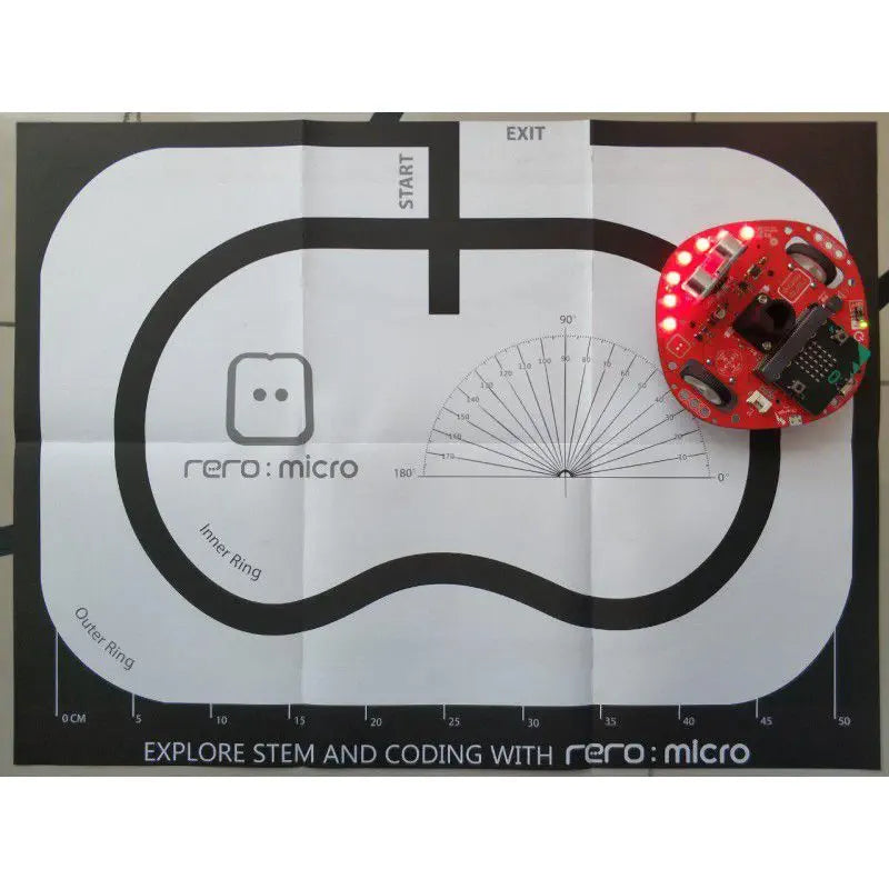 rero:micro Coding Robot (w/ micro:bit) - RobotShop