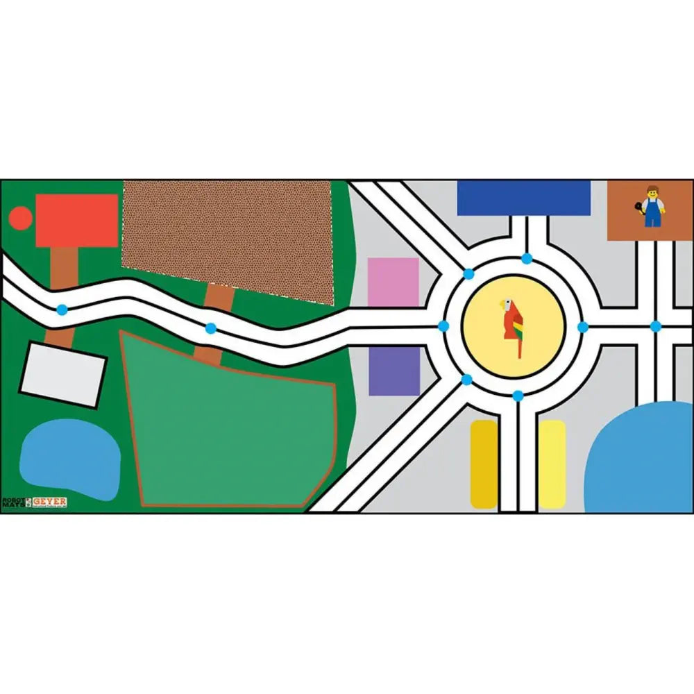 Robotics Challenge Country City Mat (FLL Size) - RobotShop