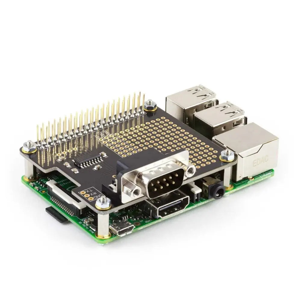 RS232 Serial Pi Plus Converter for Raspberry Pi - RobotShop