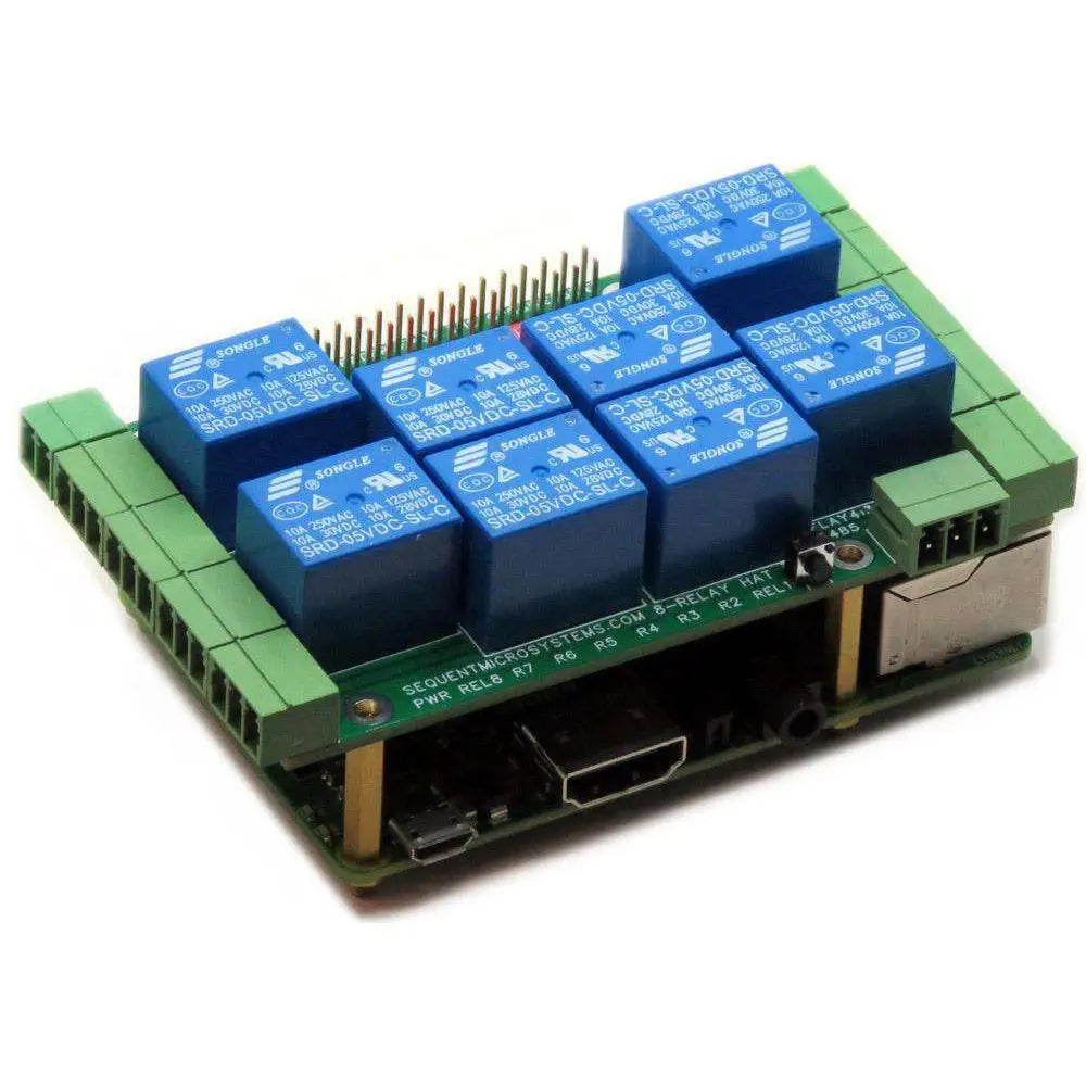 Sequent Microsystems 8 Relays 4A/120V 8-Layer Stackable HAT for ...