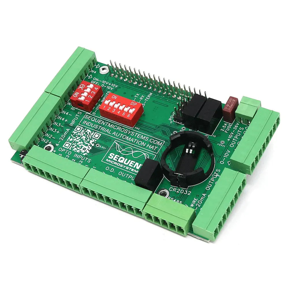 Sequent Microsystems Industrial Automation 8-Layer Stackable HAT for Raspberry Pi - RobotShop