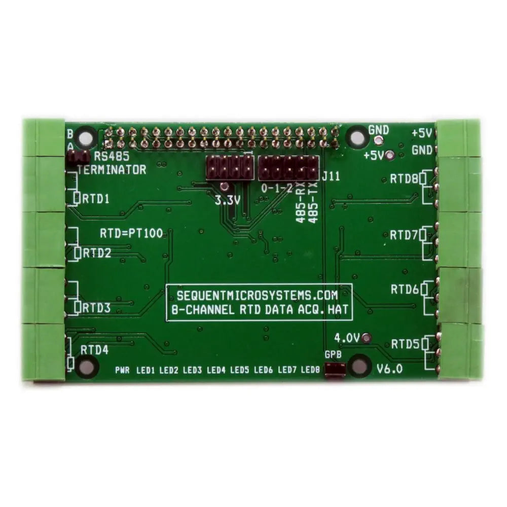 Sequent Microsystems RTD Data Acquisition 8-Layer Stackable HAT for ...