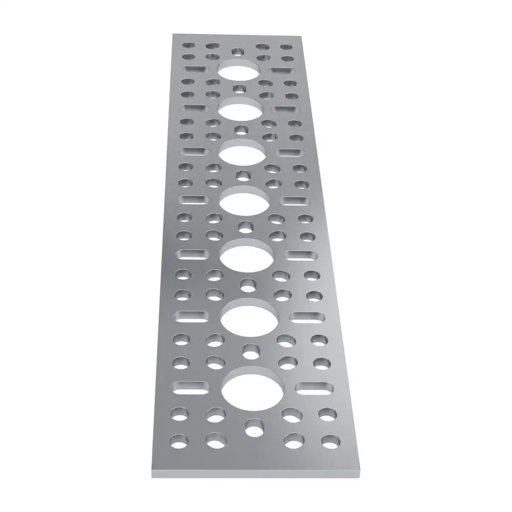 ServoCity 1123 Series Pattern Plate (1 x 7 Hole, 43 x 192mm) - RobotShop
