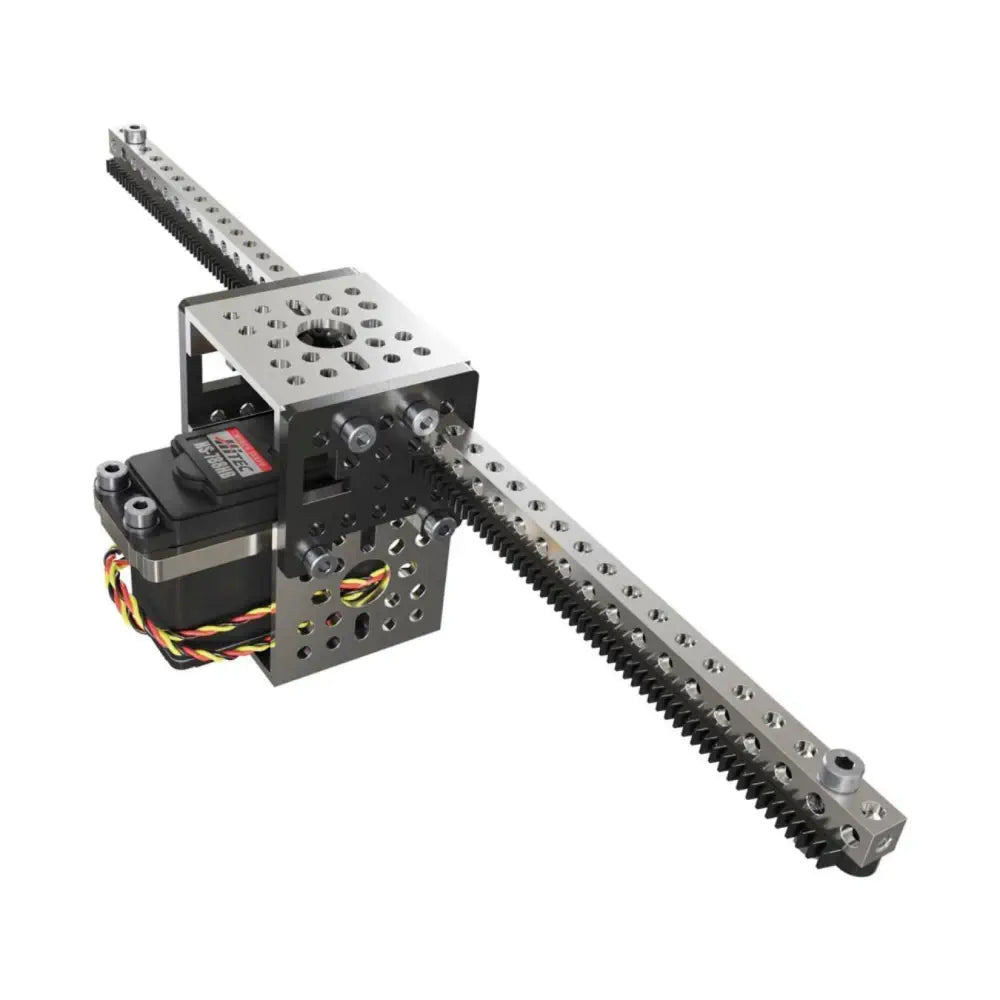 Servocity Servo-Driven Gear Rack Kit (Hitec HS-788HB Servo, Single Gear ...