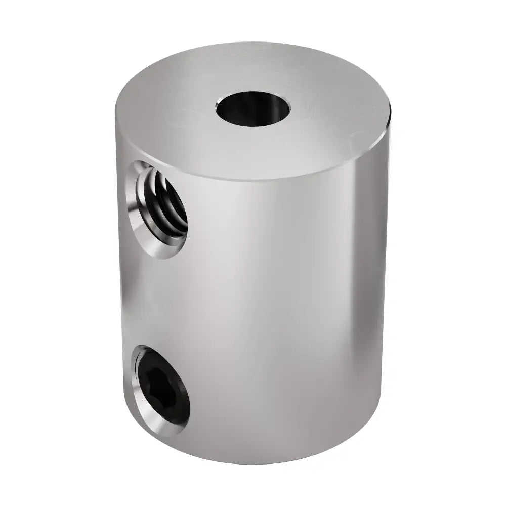 ServoCity 0.375" to 4mm Set-Screw Shaft Coupler - RobotShop