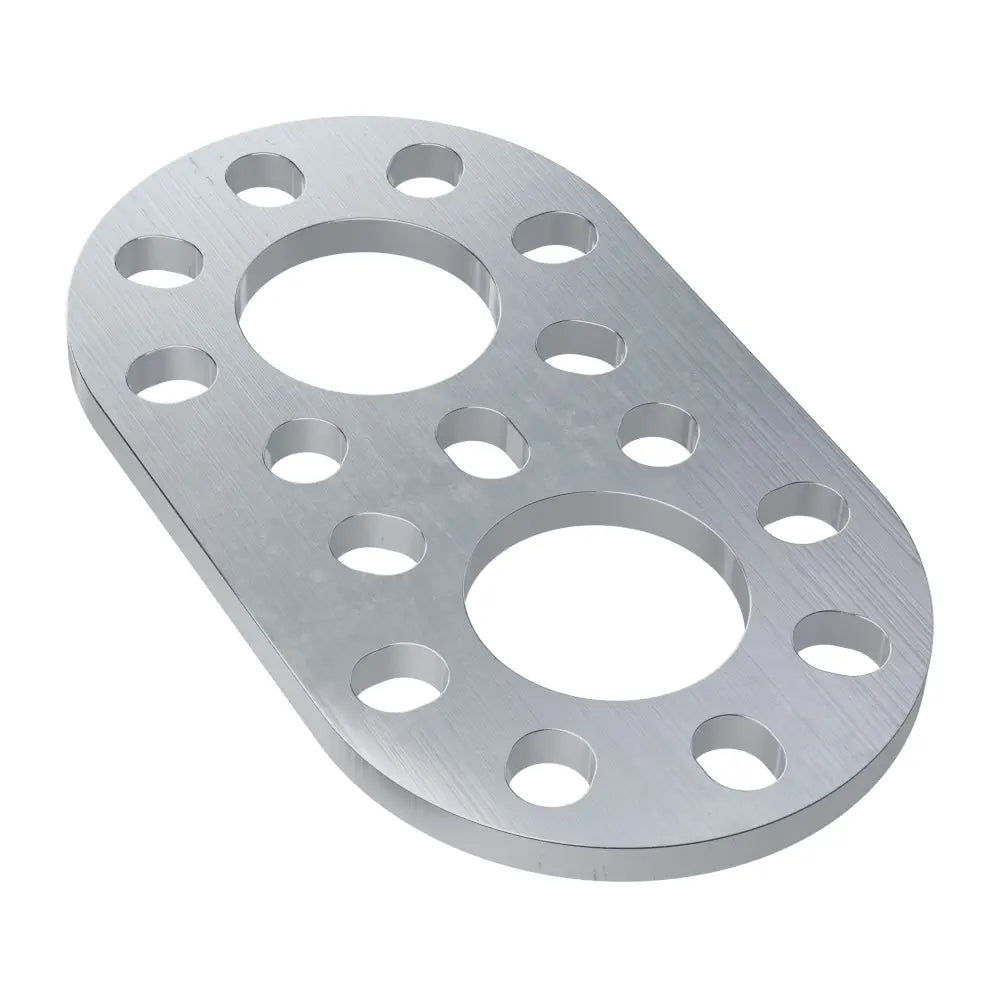 ServoCity 1105 Series Round-End Pattern Plate (2 Hole, 56mm Length ...