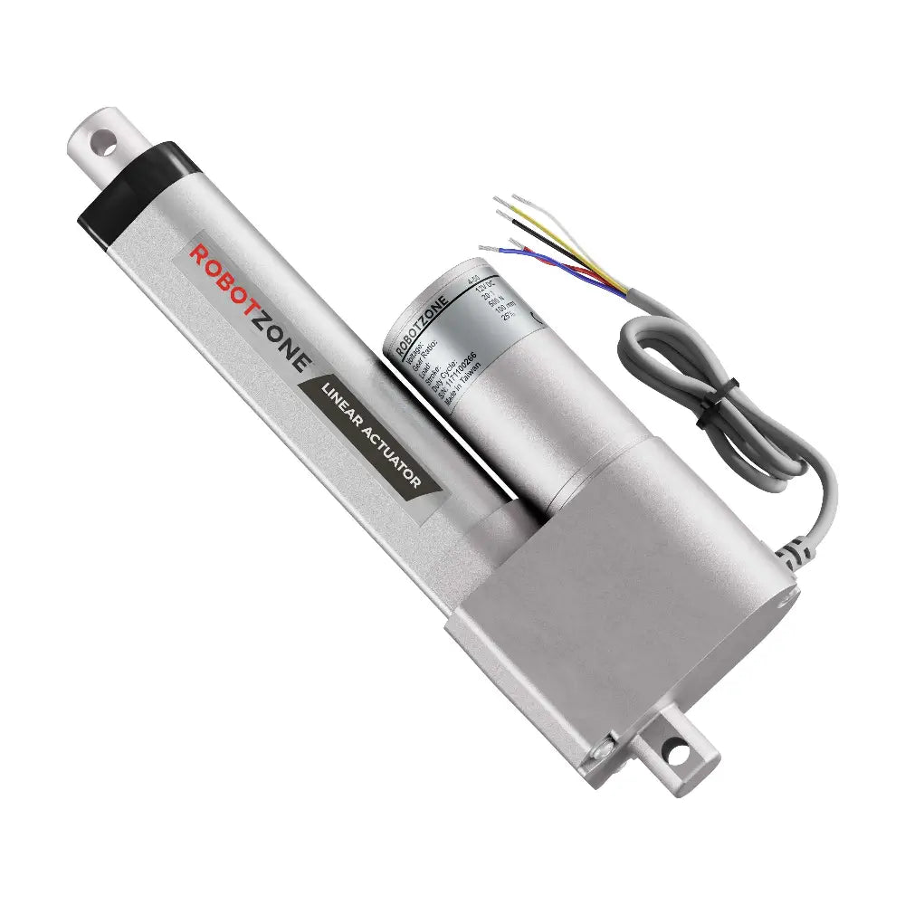 ServoCity 12V Heavy-Duty Linear Actuator (112lb Thrust, 0.6"/sec, 4 ...