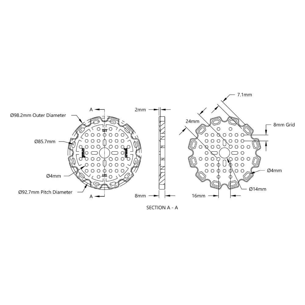 ServoCity 2401 Series 24mm Pitch Track Sprocket (12 Tooth) - 2 Pack ...