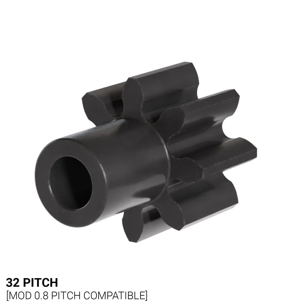 ServoCity 32P, 8T, 3/32 Bore, Plain Bore Gear (Delrin) - RobotShop