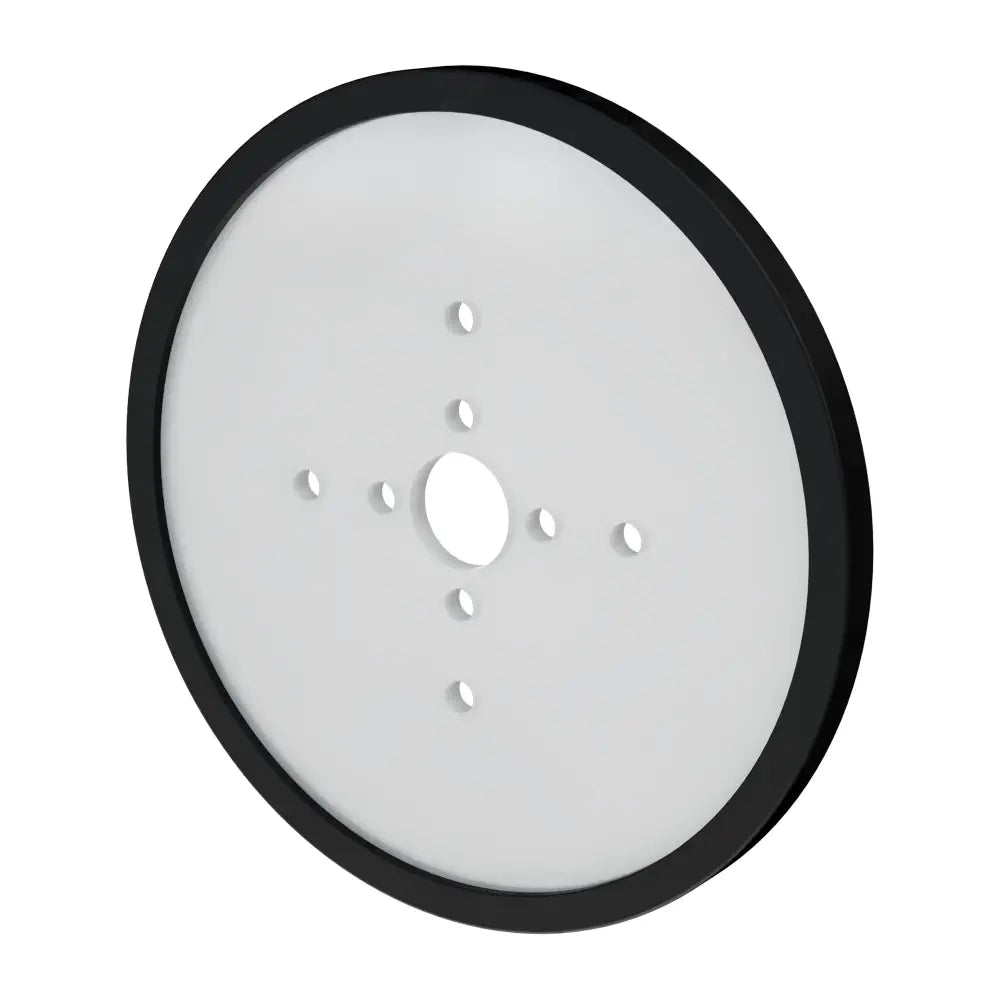 ServoCity 4" Acrylic Disc Wheel (White) - 2 Pack - RobotShop