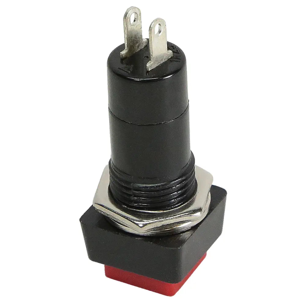 ServoCity Momentary SPST Square Push Button Switch (Red) - RobotShop