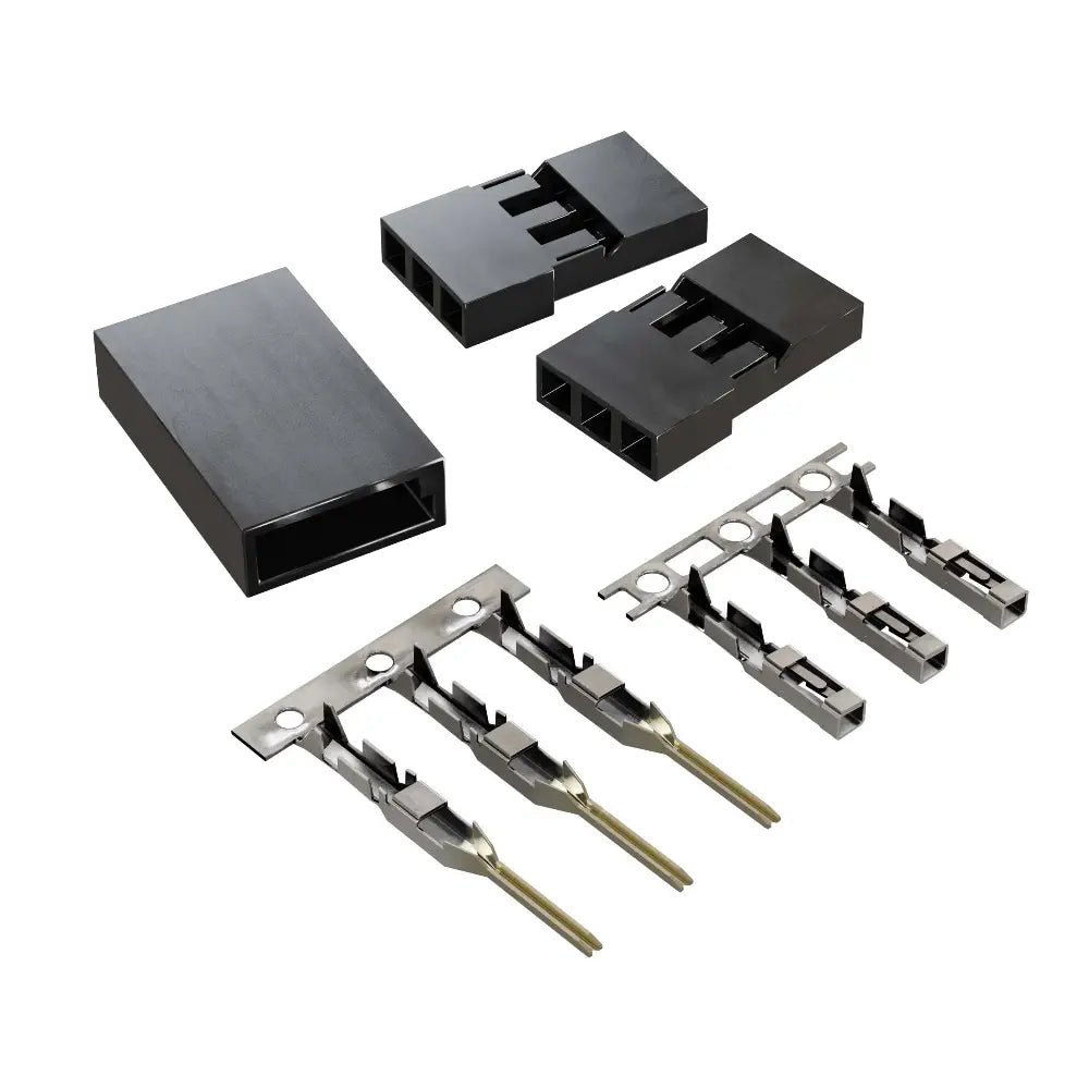 ServoCity Servo Connector Pack (3-Pos TJC8, MH-FC x 1, FH-MC x 1 ...