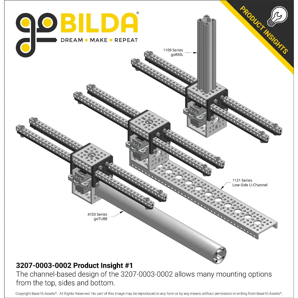 ServoCity Servo-Driven Gear Rack Kit (12lb Thrust, 11.4 in/sec, Dual ...