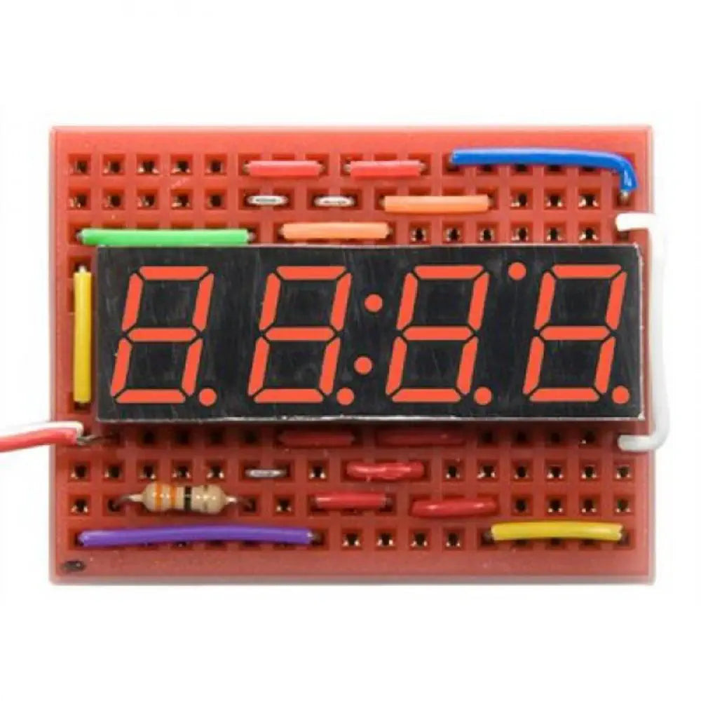 4-Digit, 7-Segment Display (Red) - RobotShop