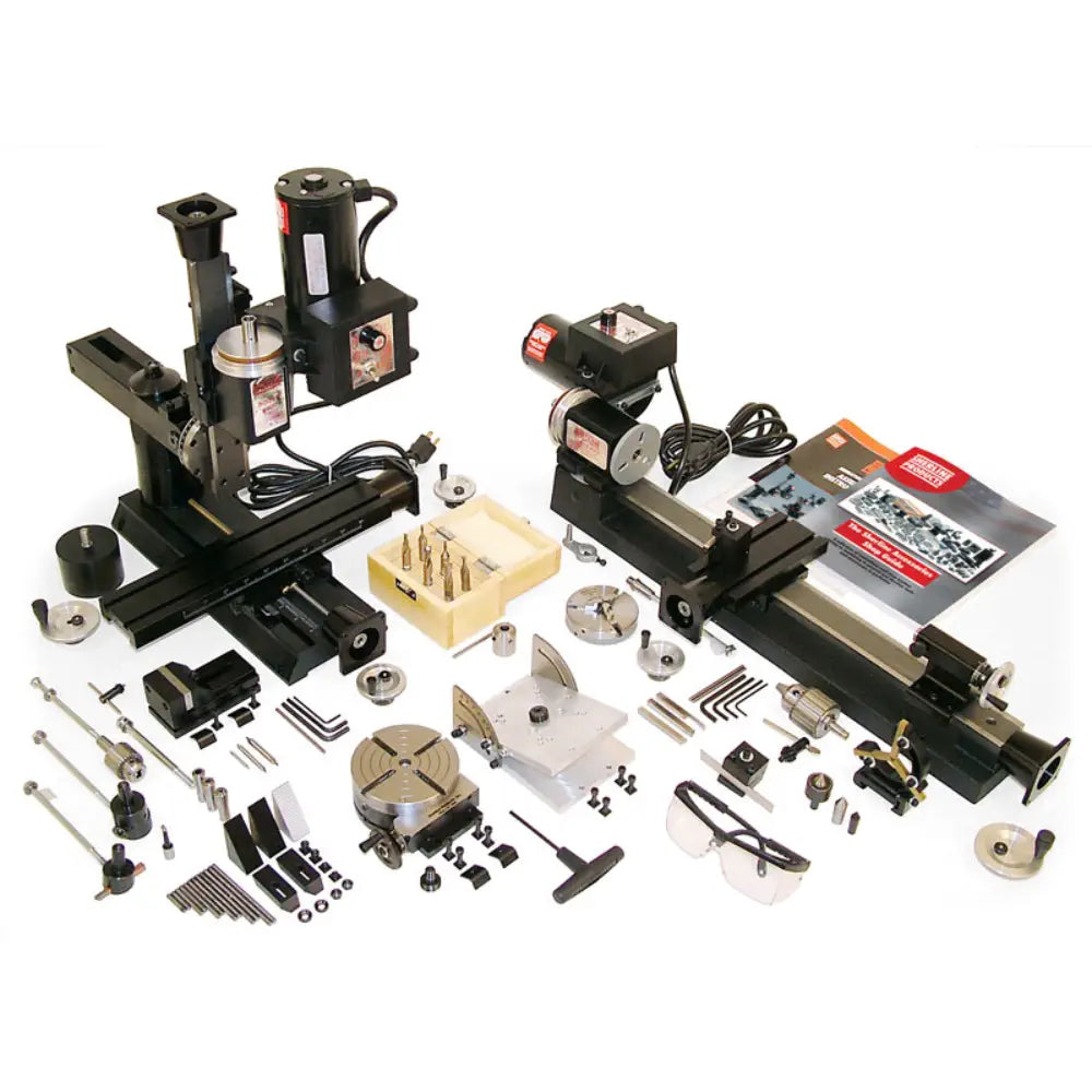Sherline 8-Direction Ultimate CNC Ready Machine Shop (Metric) - RobotShop