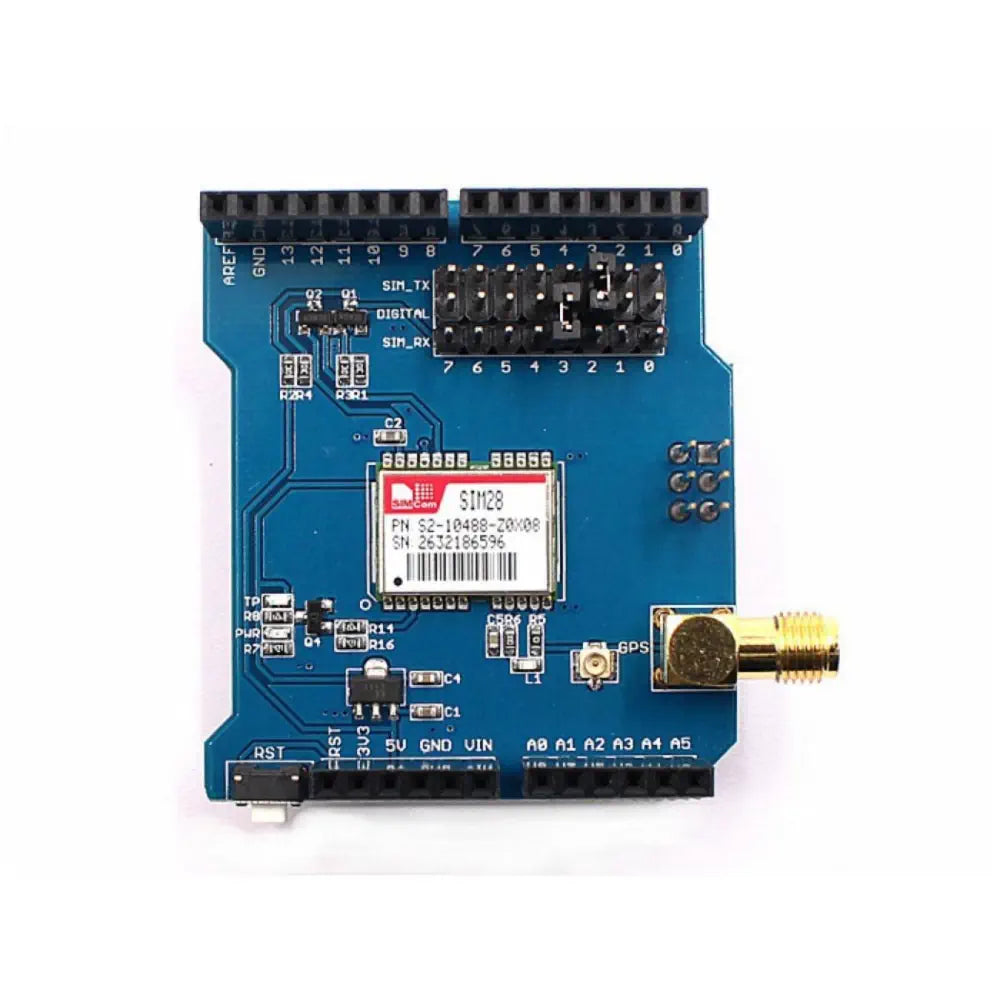 SIM28 Arduino GPS Shield - RobotShop