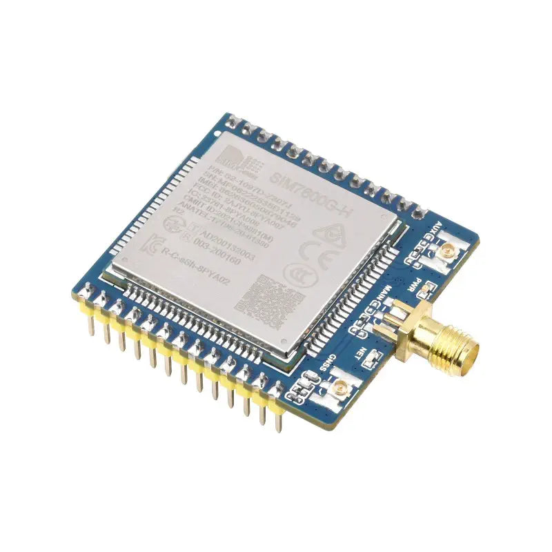 SIM7600G-H Communication Module, 4G/3G/2G GNSS Position (Soldered + SMA ...