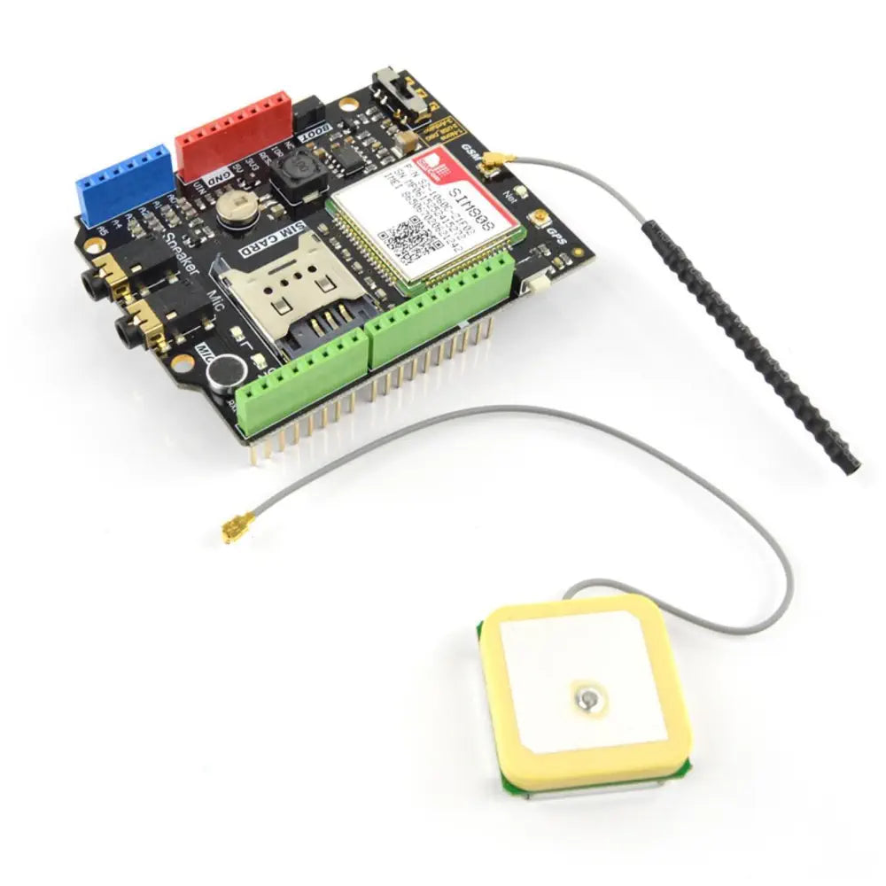 SIM808 GPS/GPRS/GSM Arduino Shield - RobotShop