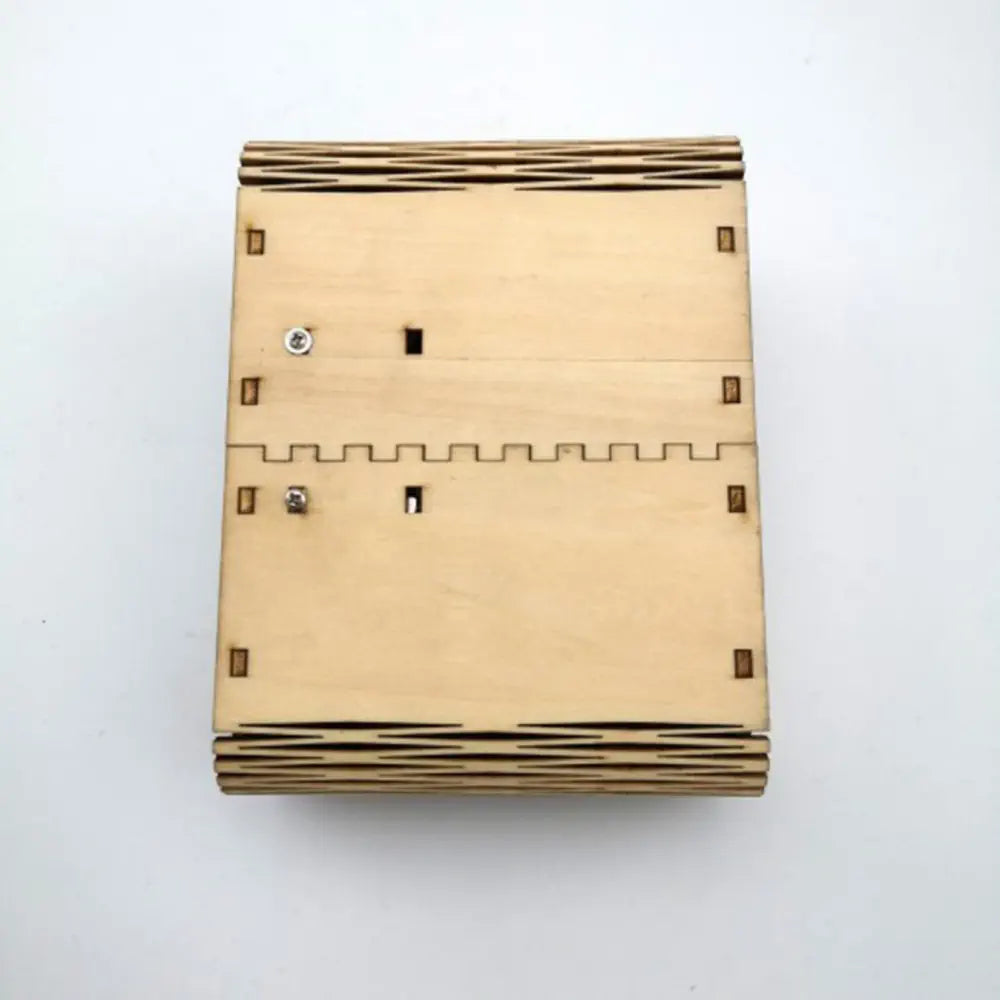 Simple Useless Box - Wooden Electronic Fun Box - RobotShop