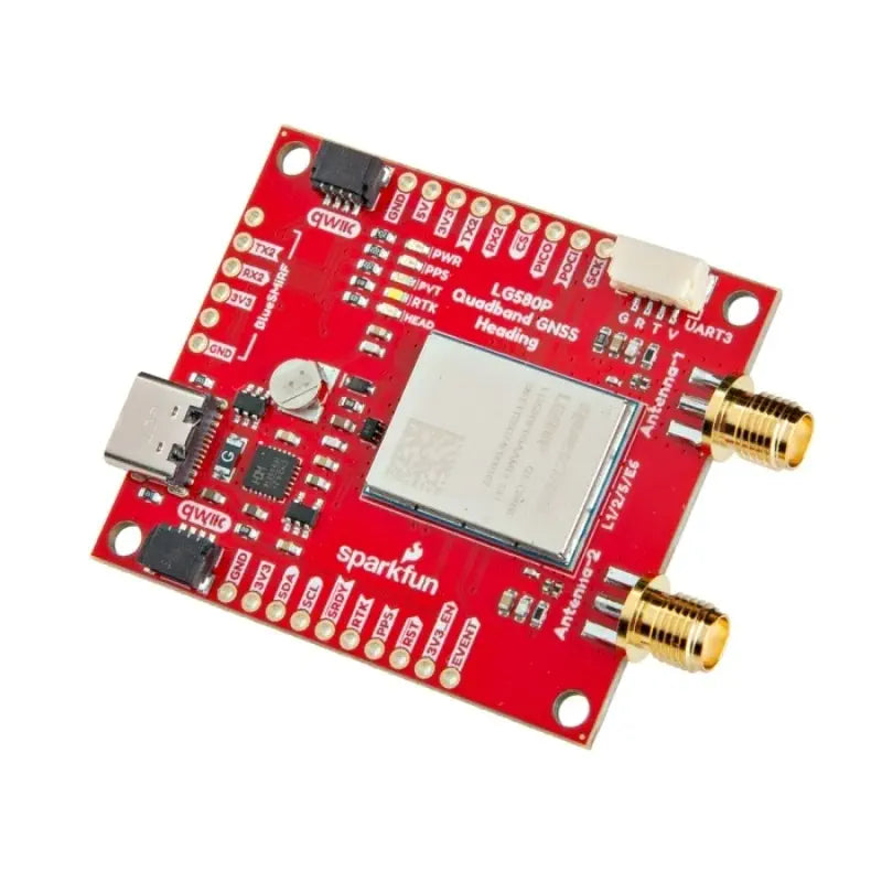 SparkFun Quadband GNSS RTK w/ Heading Breakout - LG580P (Qwiic) - RobotShop