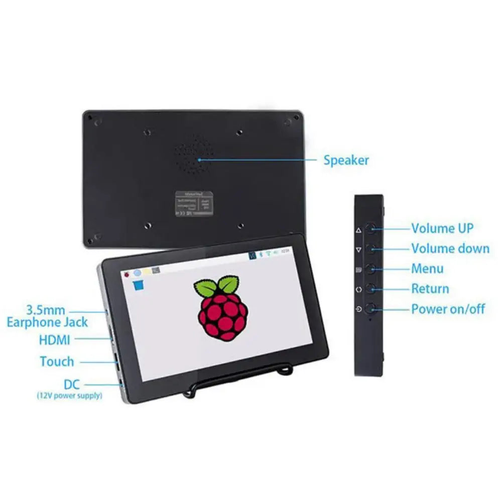 SunFounder 7 Inch Capacitive Screen IPS Monitor LCD Display - RobotShop