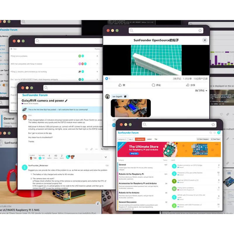SunFounder Elite Explorer Kit w/ Original Arduino Uno R4 WiFi, RoHS Compliant, Online Tutorials ...