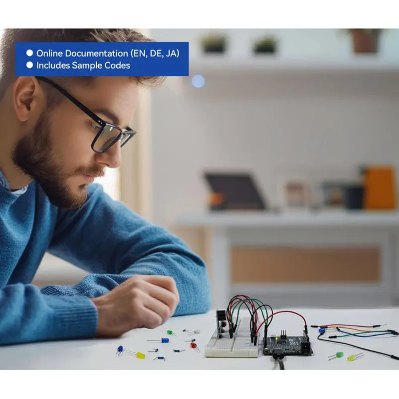 SunFounder Ultimate Sensor Kit with Original Arduino Uno R4 Minima ...