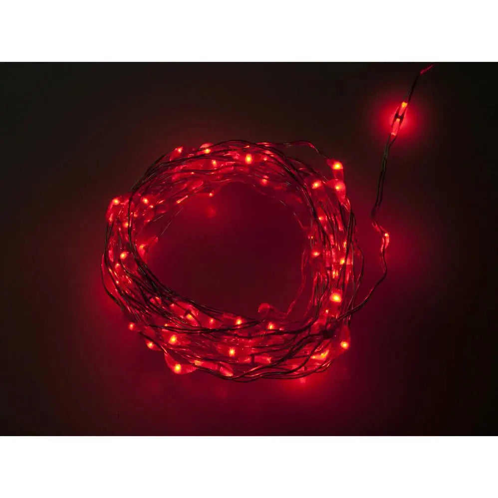 Superflex 3m 90 Red LED Strand with 3xAA Battery Box - RobotShop