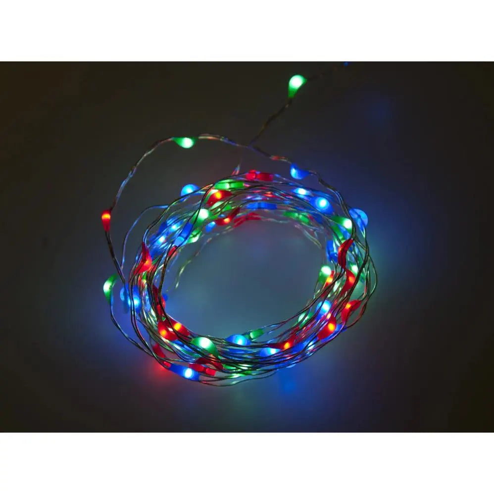 Superflex 3m 90 RGB LED Strand with 3xAA Battery Box - RobotShop