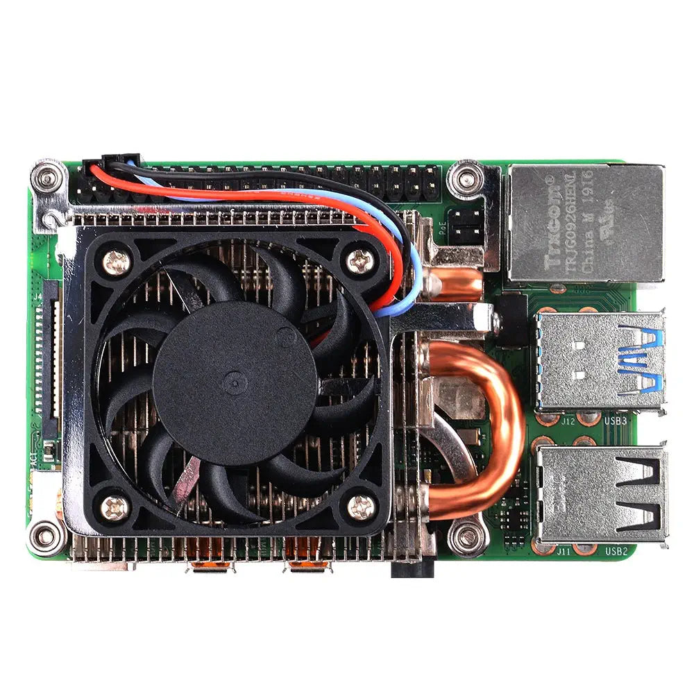 52Pi Ultra Thin Ice Tower Cooling Fan for Raspberry Pi 4 Model B CPU ...