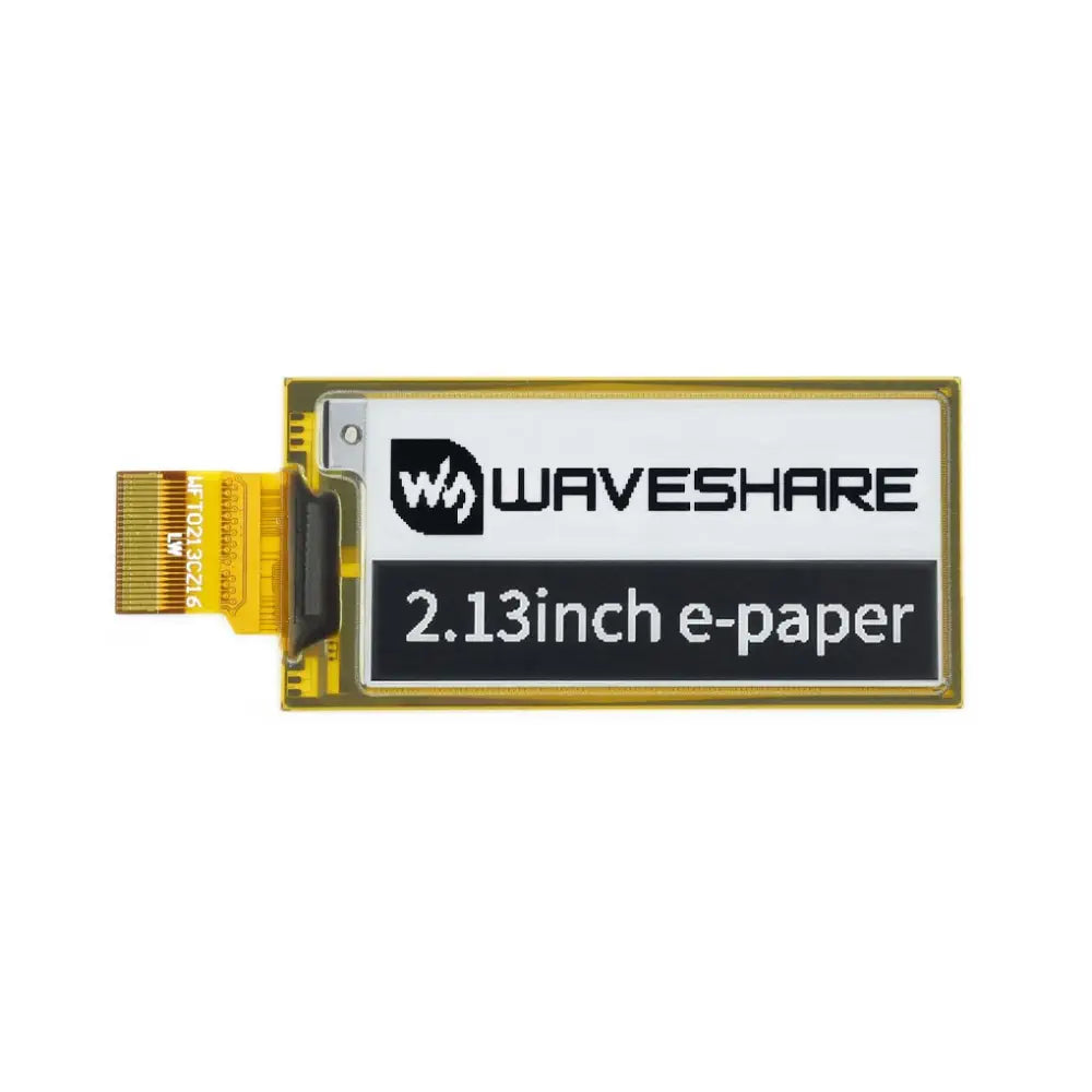 Waveshare 212x104, 2.13" Flexible E-Ink Raw Display Panel - RobotShop