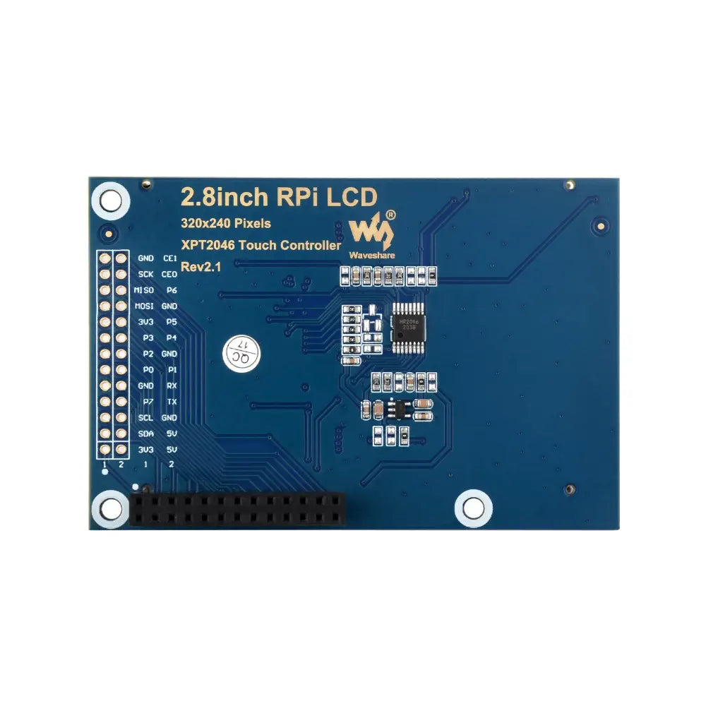 Waveshare 2.8 " RPi LCD (A), 320×240, Resistive Touch Screen for ...