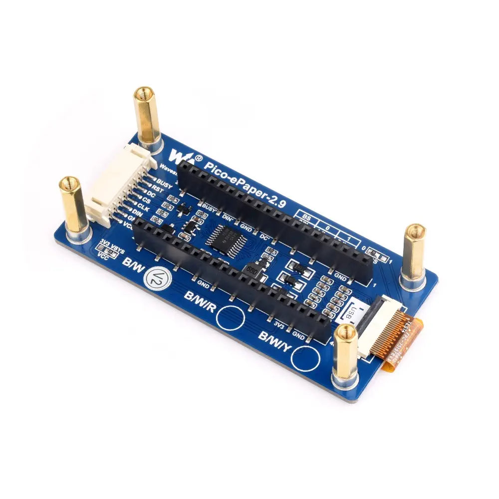 Waveshare 2.9" E-Paper E-Ink Display Module for Raspberry Pi Pico, 296× ...