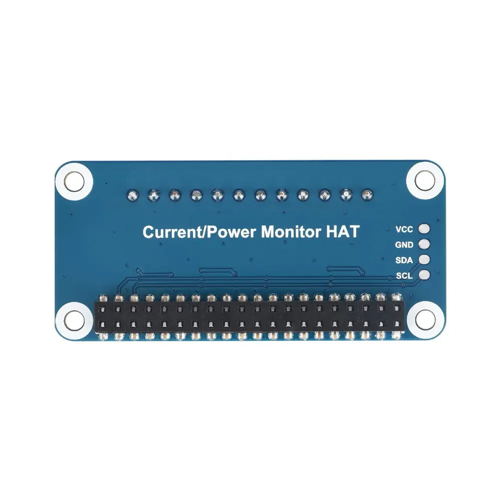 Waveshare Current/Voltage/Power Monitor HAT for Raspberry Pi, 4-Ch, I2C ...