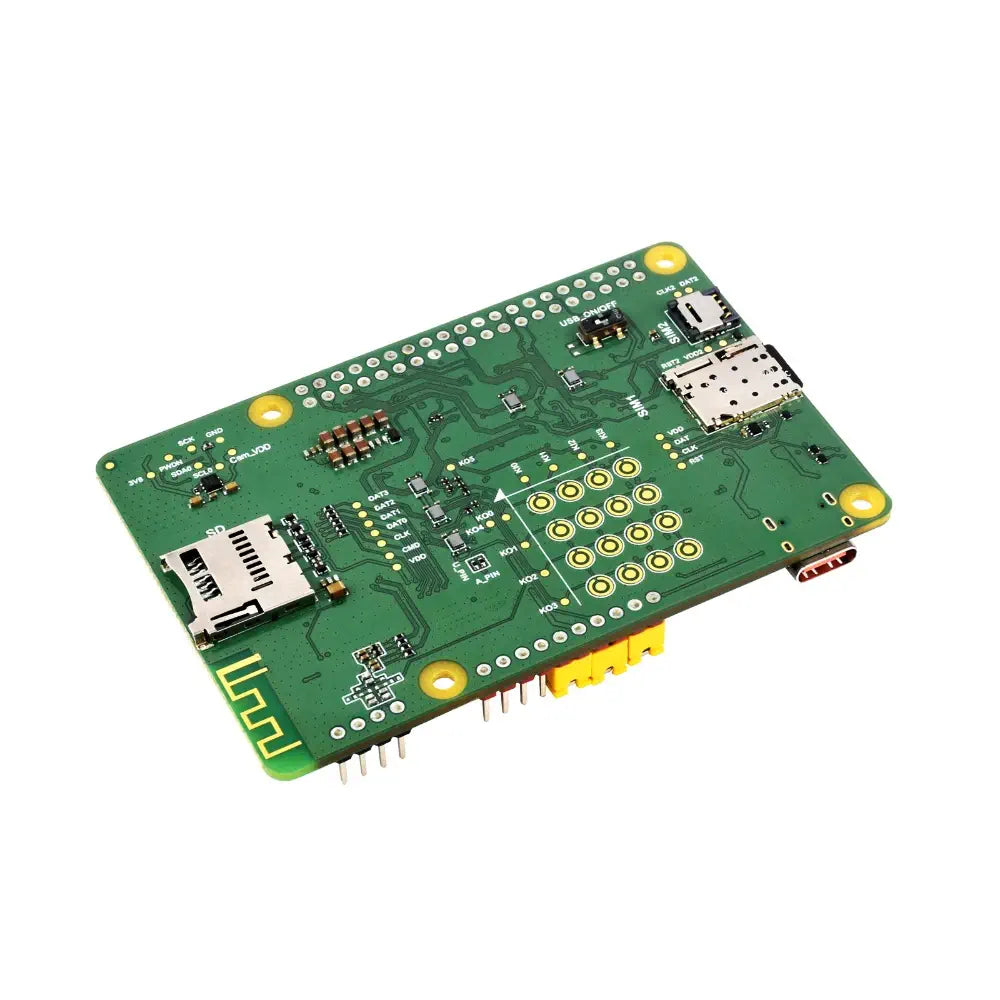 Waveshare EC200U-EU C4-P01 Dev Board for QuecPython, Multi-Mode & Multi ...