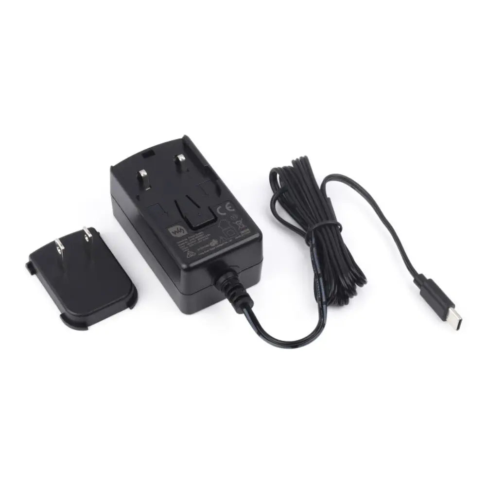 Waveshare Raspberry Pi 4 USB-C Power Supply, 5V / 3A (US) - RobotShop