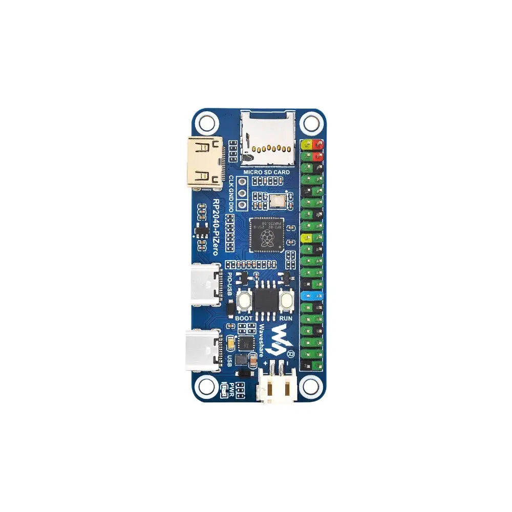 Waveshare RP2040-PiZero Dev Board, Based RP2040, 264KB SRAM & 16MB ...
