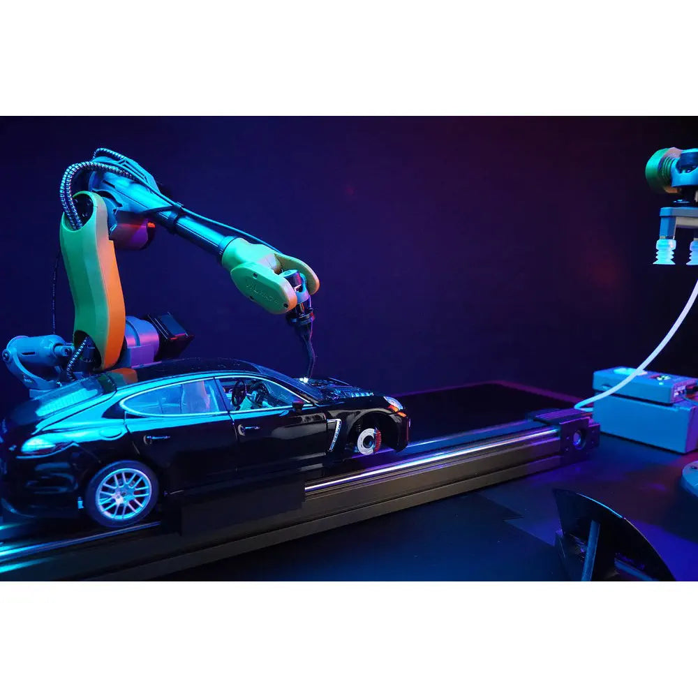 WLKATA Robotics Automobile Assembly Line - Mirobot Training Cell - RobotShop